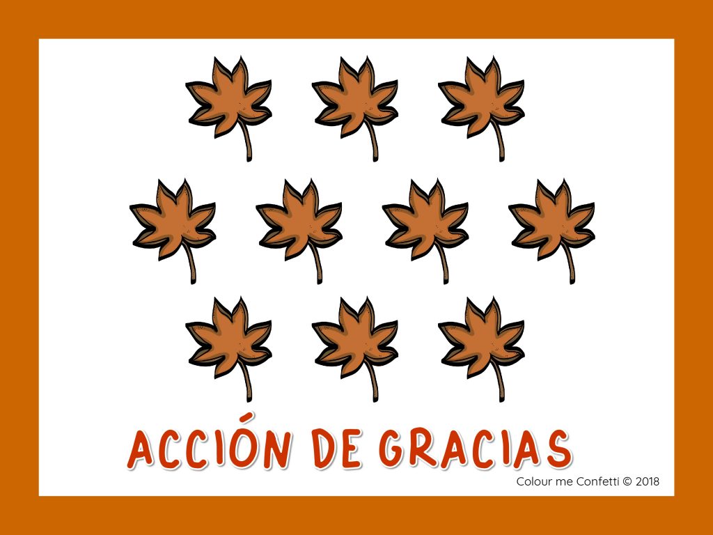 Actividades Acción de gracias conteo y subitización ABN -Orientacion ...