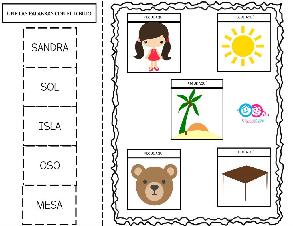Aprende a leer vocales y palabras con m, l, s -Orientacion Andujar