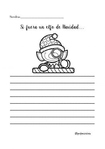 ESCRITURA CREATIVA EN NAVIDAD por PROFEMIRTICLETA -Orientacion Andujar