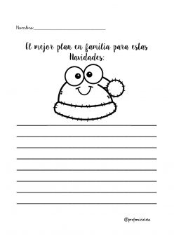 ESCRITURA CREATIVA EN NAVIDAD por PROFEMIRTICLETA -Orientacion Andujar