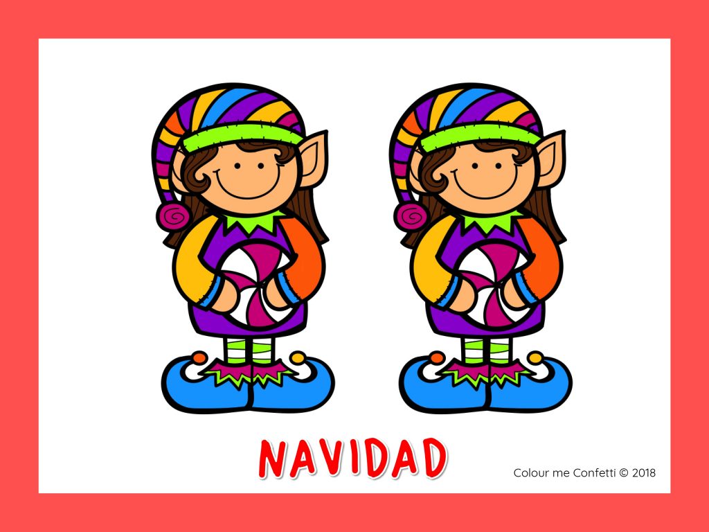 Subitización especial Navidad por Colour me Confetti -Orientacion Andujar