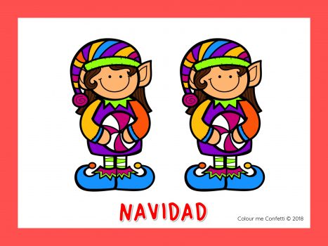 Subitización especial Navidad por Colour me Confetti -Orientacion Andujar