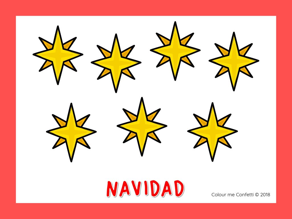 Subitización especial Navidad por Colour me Confetti -Orientacion Andujar