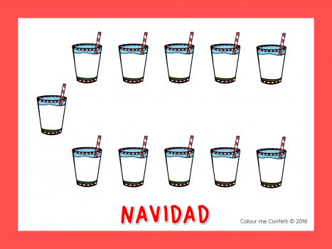 Subitización especial Navidad por Colour me Confetti -Orientacion Andujar