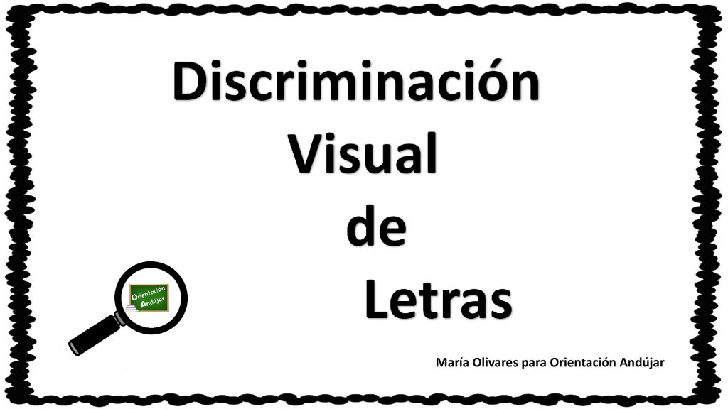 Discriminación Visual de Letras: Encuentras todas las palabras que ...