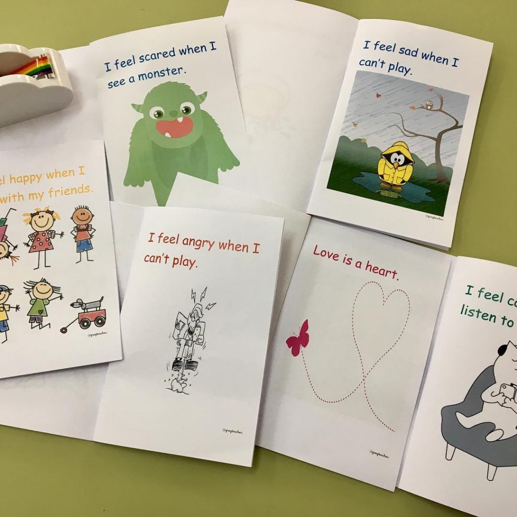 6 fantásticos minilibros para trabajar las emociones por @gregteacher ...