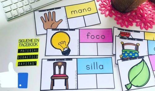 Colección de Tarjetas para trabajar la División Silábica -Orientacion ...