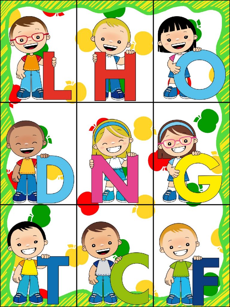 Super bingo para aprender el abecedario -Orientacion Andujar