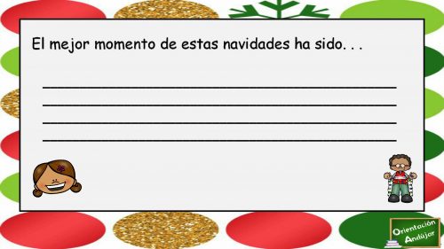 Recordamos las vacaciones de Navidad: Actividad para los primeros días ...