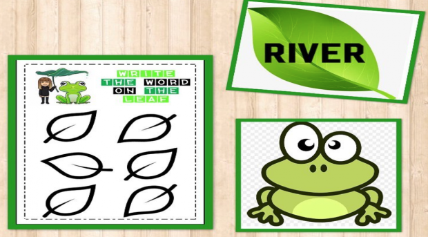 EL JUEGO DE LA RANA para trabajar vocabulario CAS-ING -Orientacion Andujar