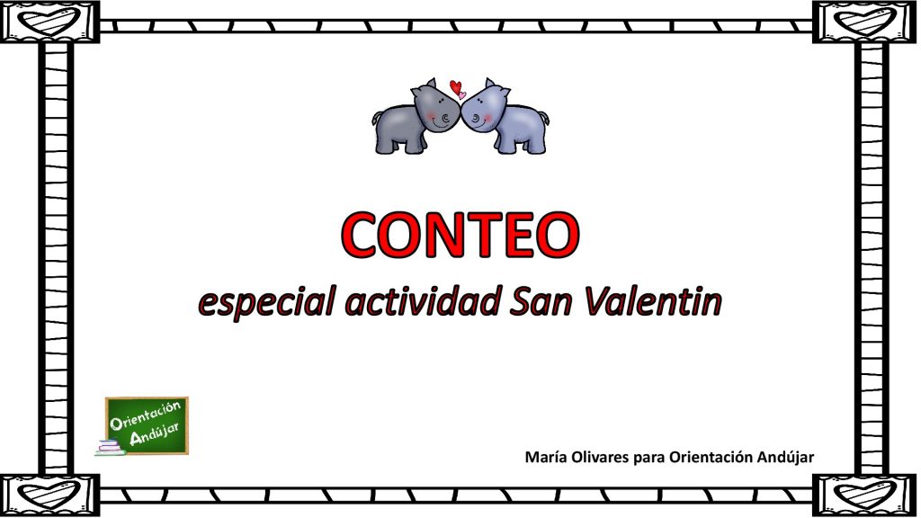 Especial actividad de conteo para San Valentin #matemáticas ...