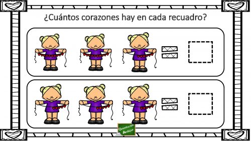 Especial actividad de conteo para San Valentin #matemáticas ...
