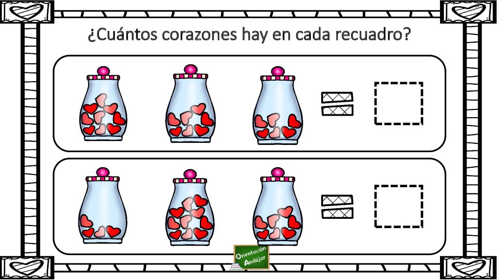 Especial actividad de conteo para San Valentin #matemáticas ...