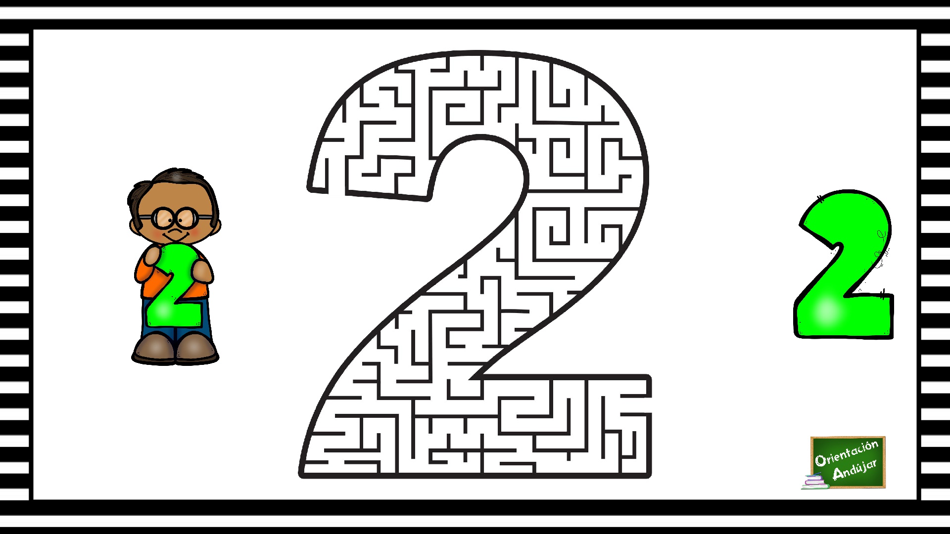 laberinto-de-numeros-003 - Orientación Andújar - Recursos Educativos