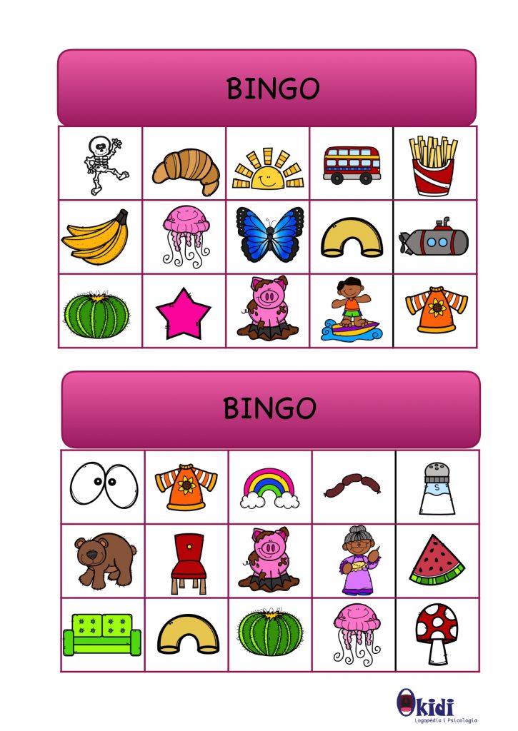 Bingo de la S castellano y catalan -Orientacion Andujar