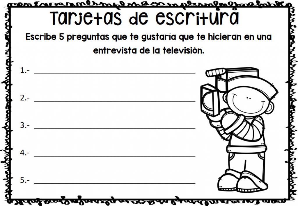 Escritura creativa Súper colección de tarjetas -Orientacion Andujar