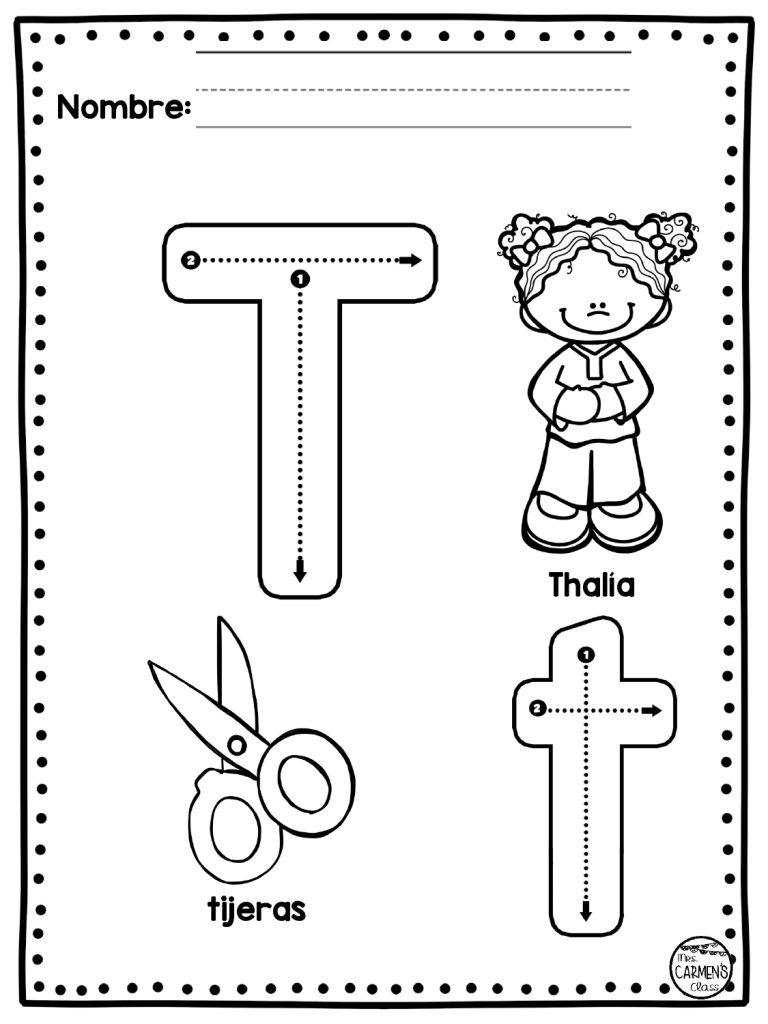 Preciosas Fichas de Abecedario para Colorear -Orientacion Andujar