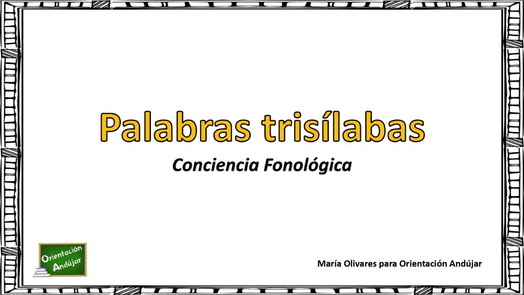 Conciencia Fonológica: Tarjetas para formar palabras trisílabas ...