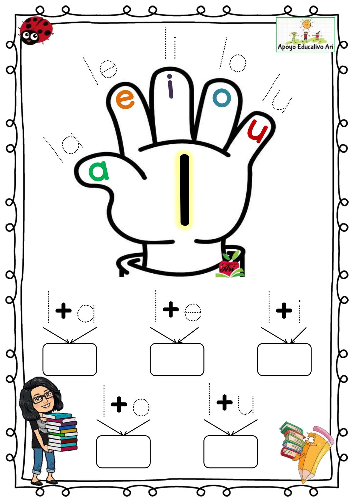 Cuaderno para trabajar las sílabas (8) - Orientación Andújar - Recursos ...