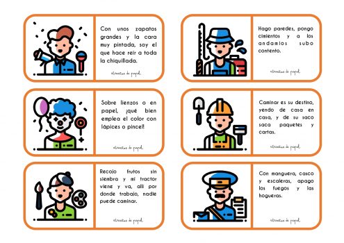 Dominó: Encadenado de profesiones -Orientacion Andujar