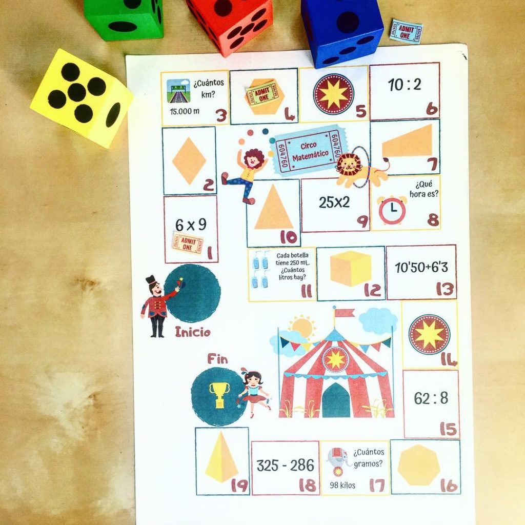 El circo matemático trabajmos las competencias -Orientacion Andujar