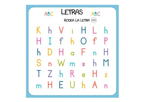 Trabajamos la atención reconocimiento de letras -Orientacion Andujar