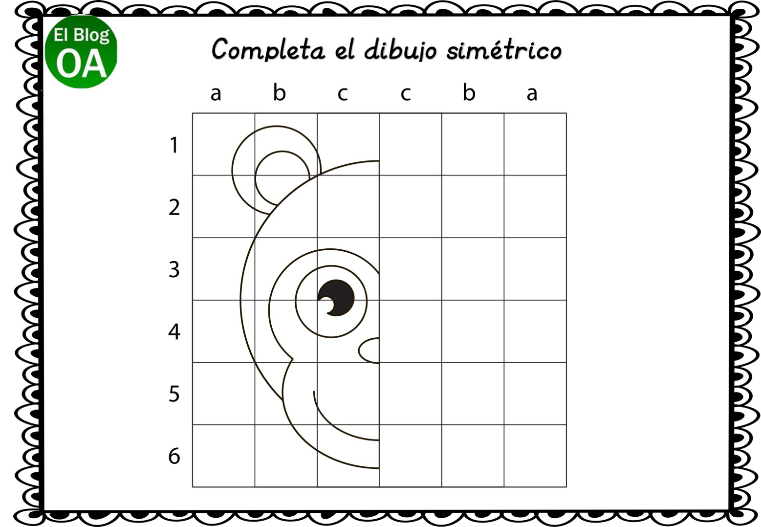 dibujamos y coloreamo animales simetricos lateralidad12 - Orientación ...