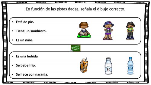 Resuelve: Inferencias visuales a partir de pistas. - Orientacion Andujar