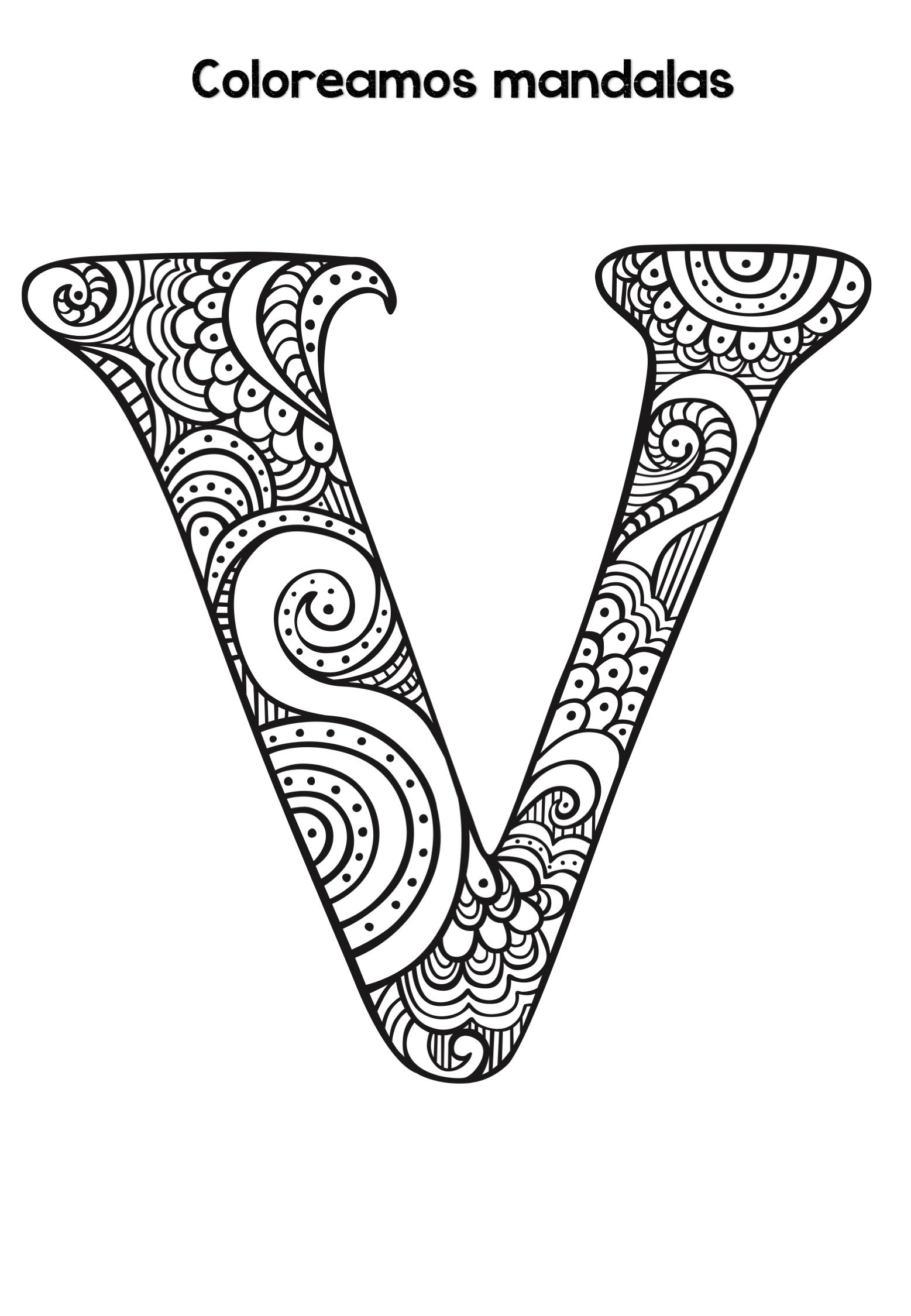 ABCEDARIO DE MANDALAS LISTAS PARA COLOREAR20 - Orientación Andújar ...