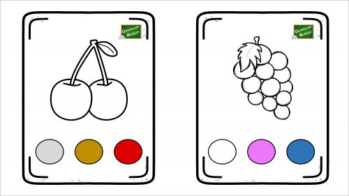 Tarjetas de percepción visual: Elige el color correcto y colorea ...