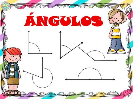 Carteles para enseñar y aprender los ángulos -Orientacion Andujar