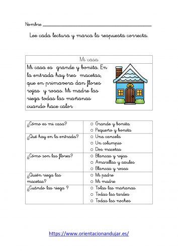 Mini lecturas para trabajar la comprensión lectora nivel inicial ...