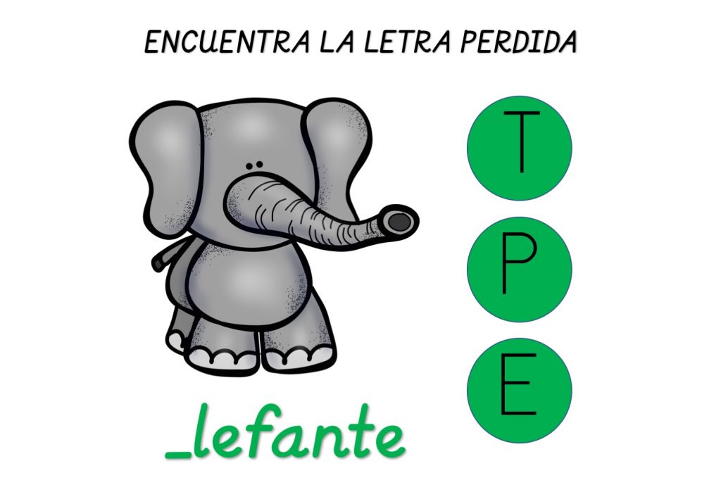 CUADERNO 1 ENCUENTRA LA LETRA PERDIDA comienzo de palabra -Orientacion ...