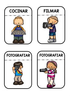 100 TARJETAS DE VERBOS PARA TRABAJAR EN CLASE -Orientacion Andujar