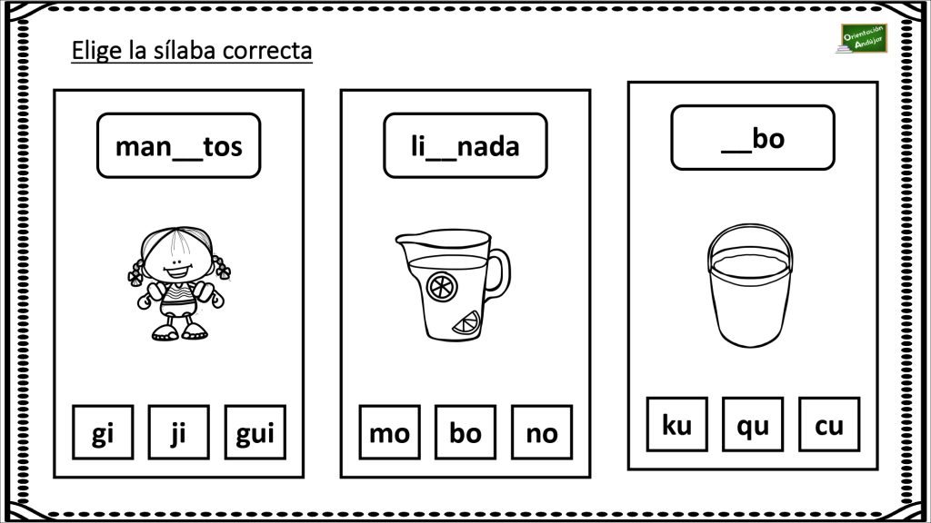 Recopilatorio de actividades de conciencia fonológica con vocabulario ...
