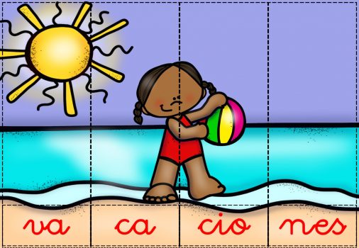 Rompecabezas silábicos de verano fresquitos y divertidos -Orientacion ...