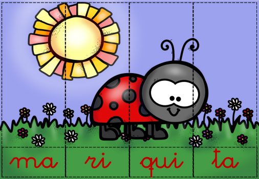 Rompecabezas silábicos de verano fresquitos y divertidos -Orientacion ...