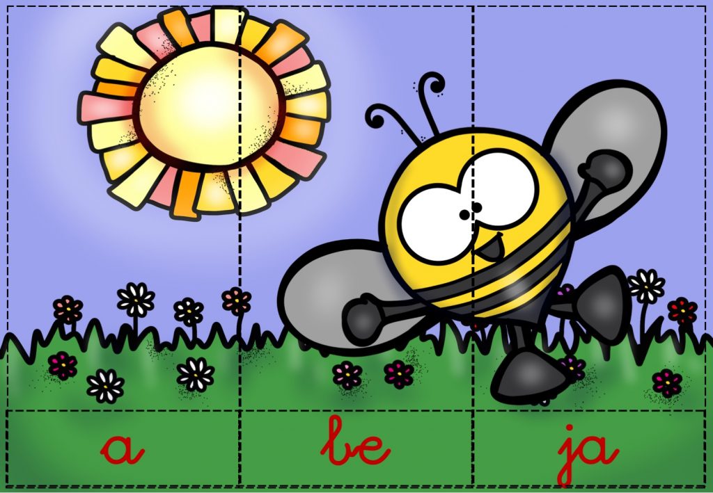 Rompecabezas silábicos de verano fresquitos y divertidos -Orientacion ...