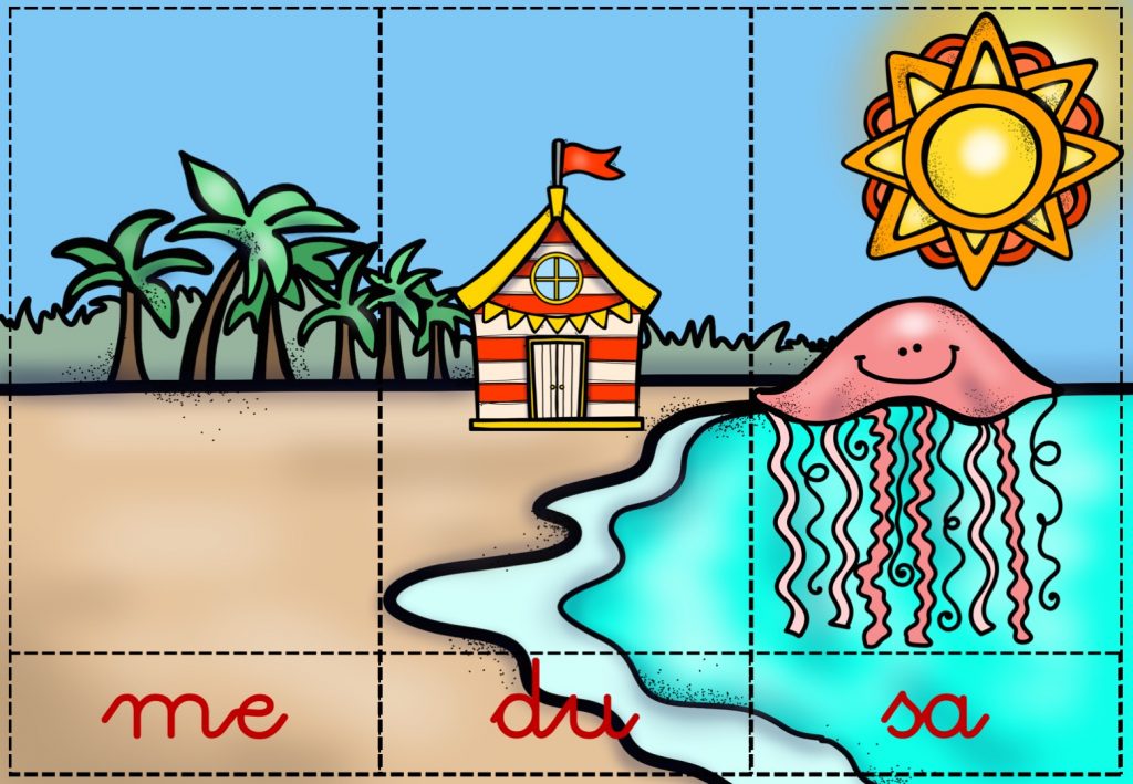 Rompecabezas silábicos de verano fresquitos y divertidos -Orientacion ...