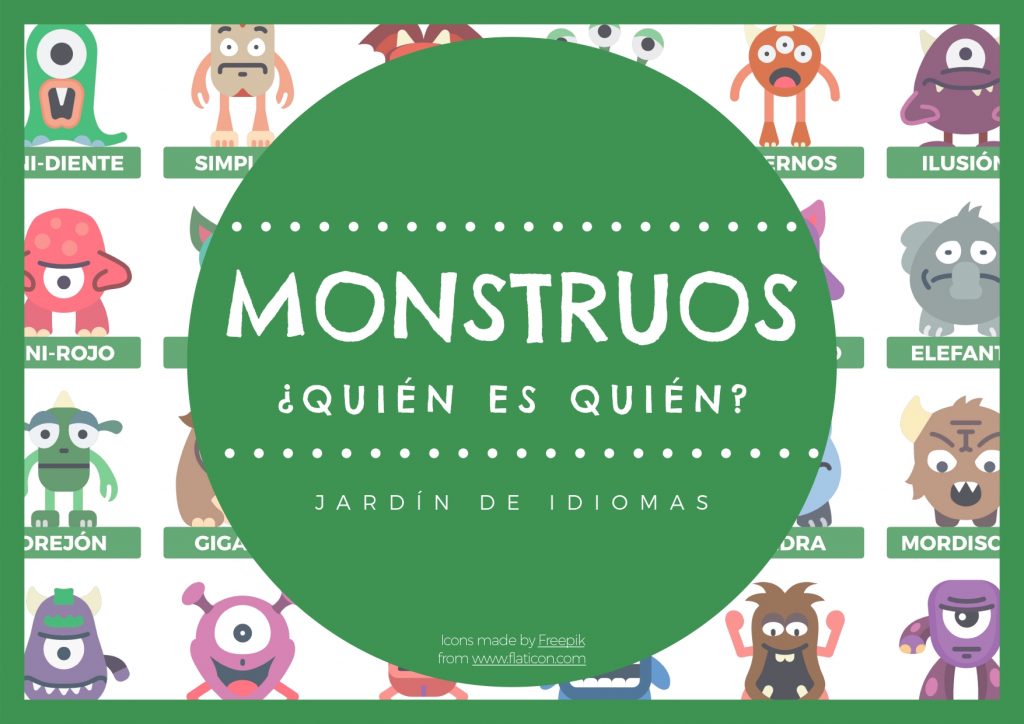 Trabajamos las descripciones ¿Quién es quién? con temática Monstruos ...