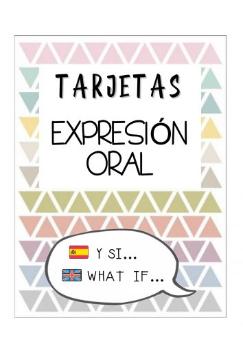 Tarjetas para trabajar la expresión oral y escrita CAS/ING -Orientacion ...