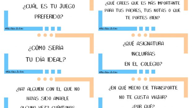 tarjetas PRIMER DÍA DE CLASE CONOCE A TUS ALUMNOS expresión oral_page ...