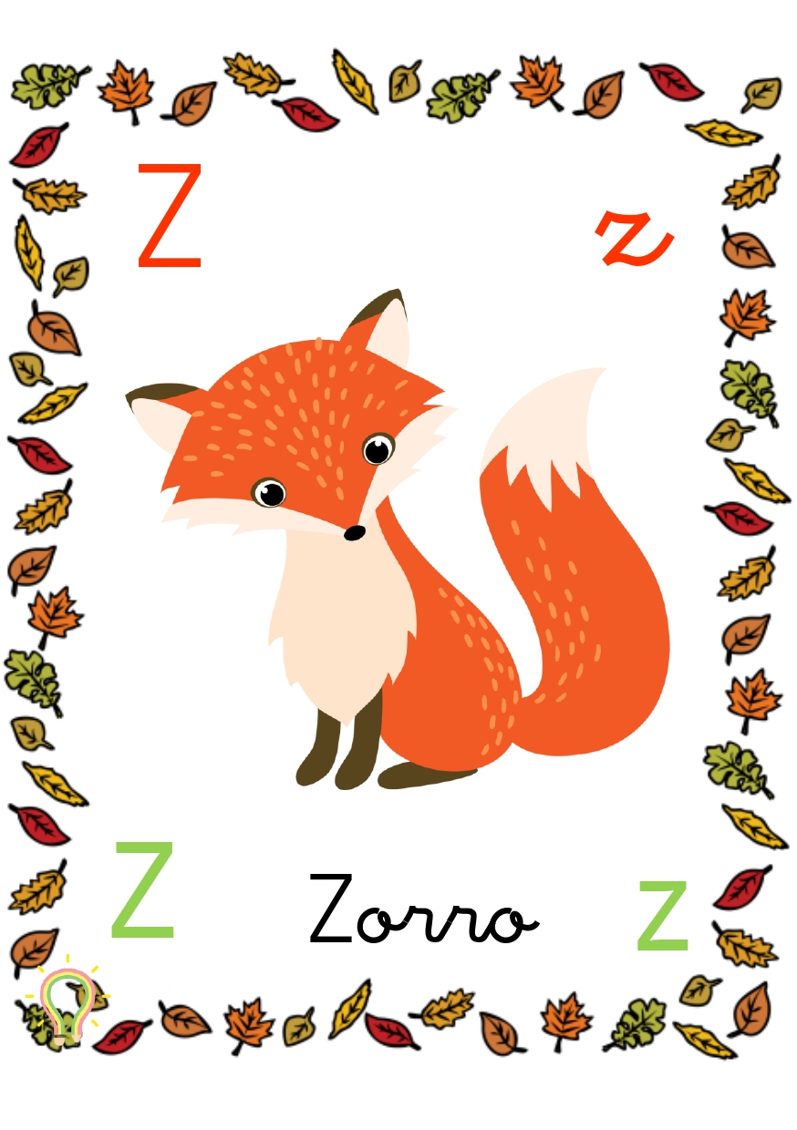 Bonito abecedario para trabajar el otoño -Orientacion Andujar