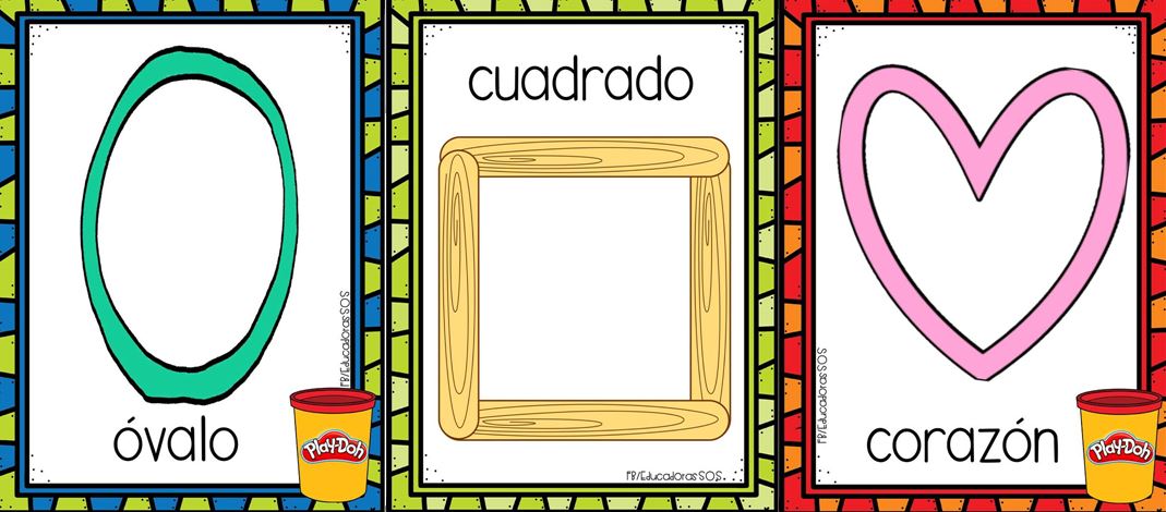 Tarjetas para trabajar las figuras geometricas -Orientacion Andujar