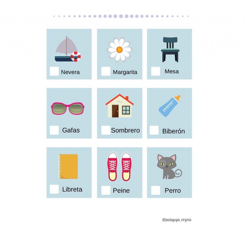 Fichas para trabajar la lectura de palabras -Orientacion Andujar