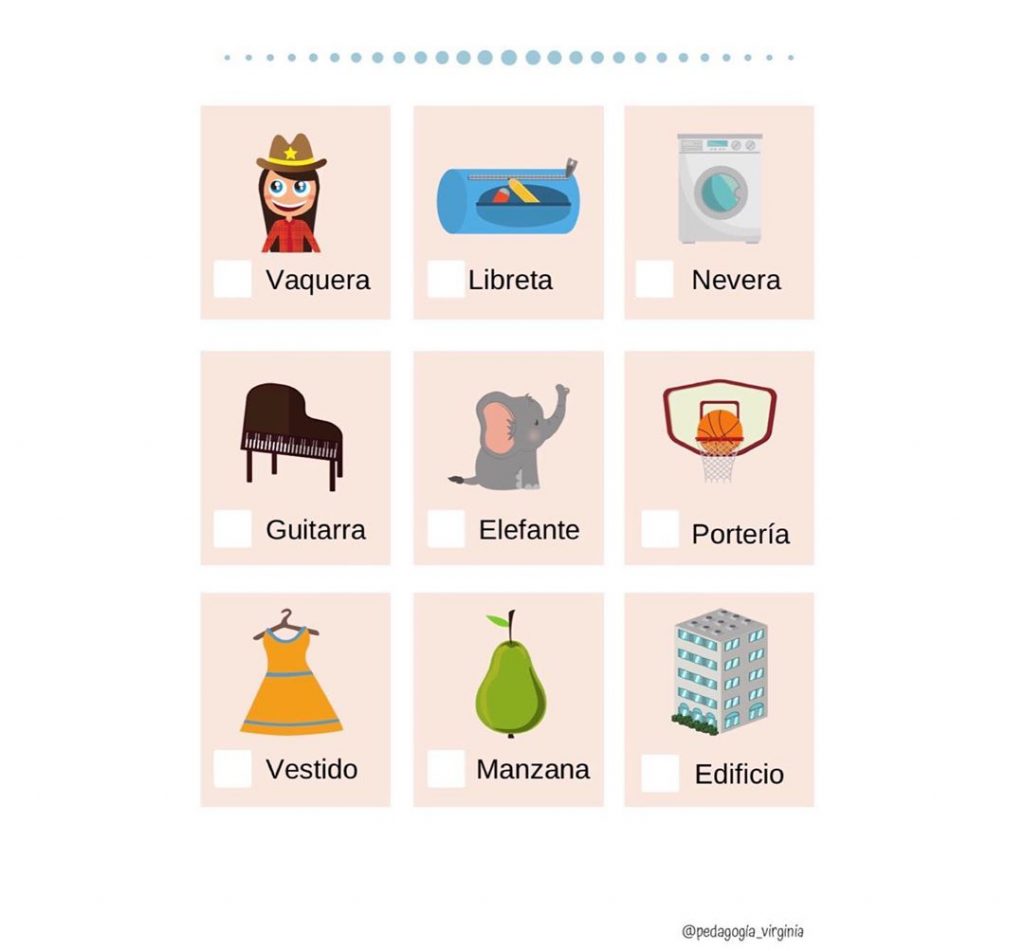 Fichas para trabajar la lectura de palabras -Orientacion Andujar