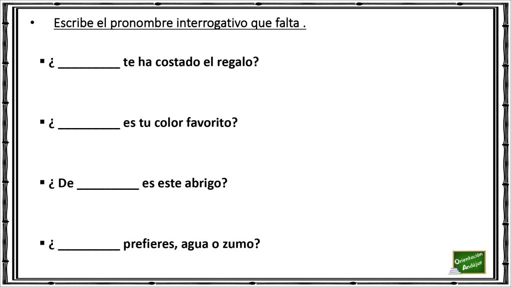 Los pronombres interrogativos, aprendemos a usarlos. #lectoescritura ...