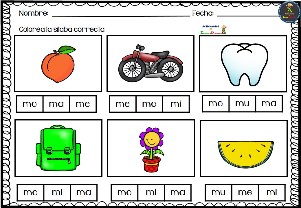 sílabas ma me mi mo mu (6) - Orientación Andújar - Recursos Educativos