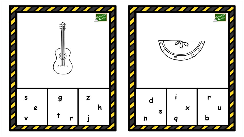 Lectoescritura: Especial actividad dislexia con letras y dibujos ...