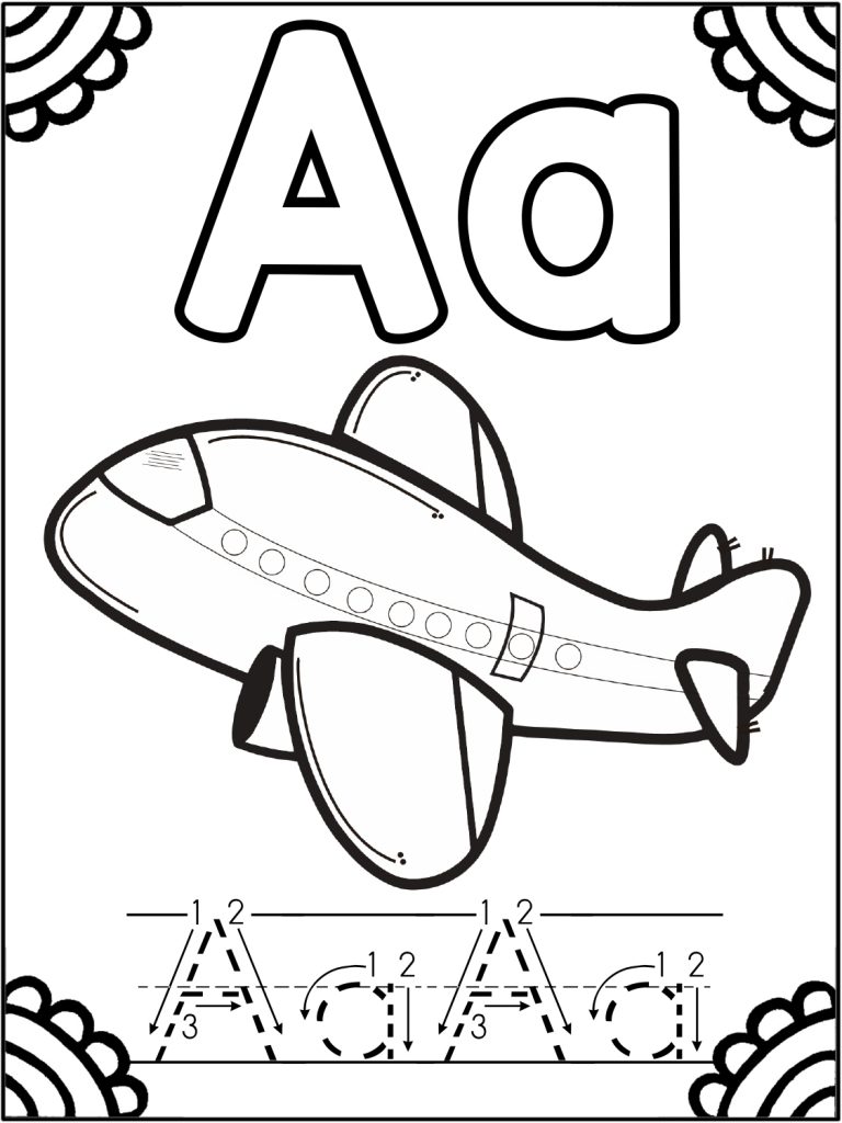 Abecedario para colorear y trabajar el trazo -Orientacion Andujar